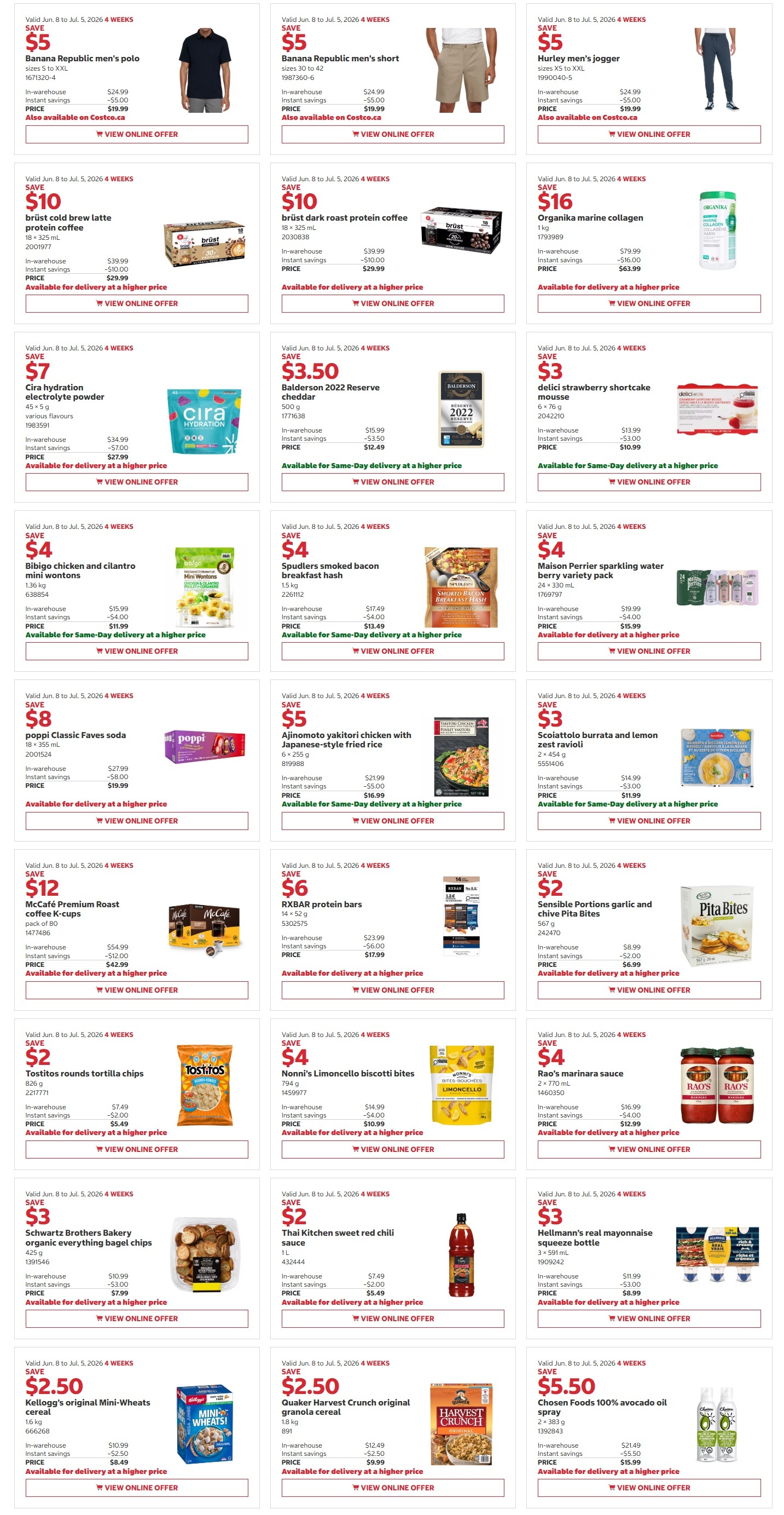 Costco Weekly Ad Circular 7/5/2026