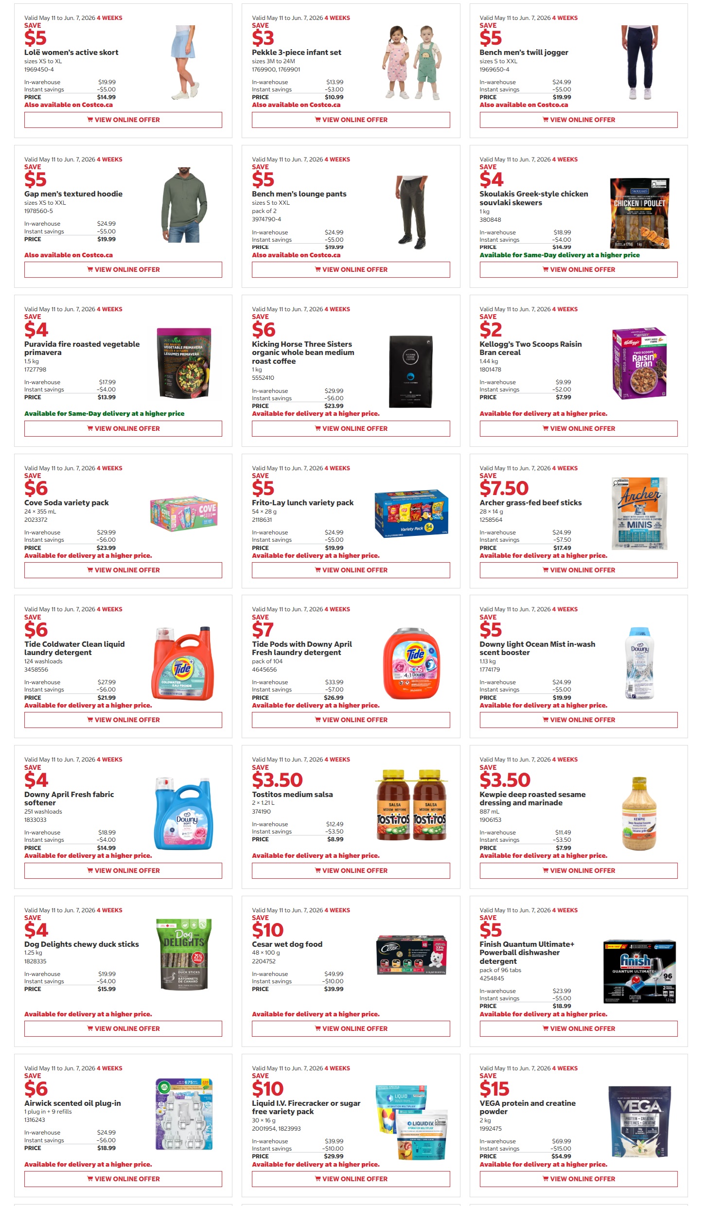 Costco Weekly Ad Circular 6/7/2026